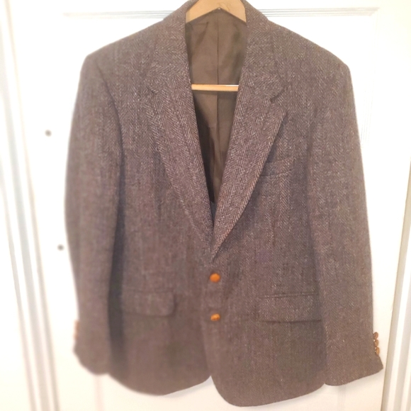 Harris | Jackets & Coats | Harris Scottish Wool Academia Handwoven ...